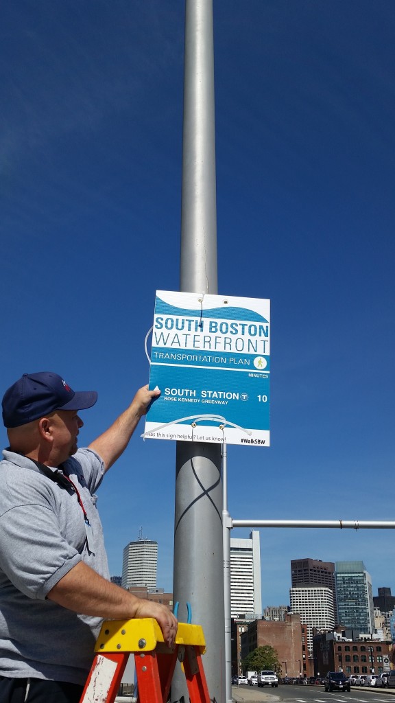 New Wayfinding Signs Point The Way In Seaport