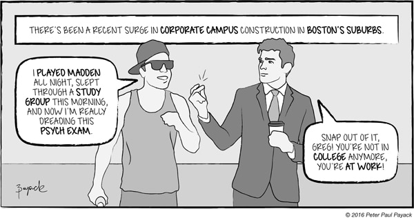 Editorial Cartoon - Banker & Tradesman