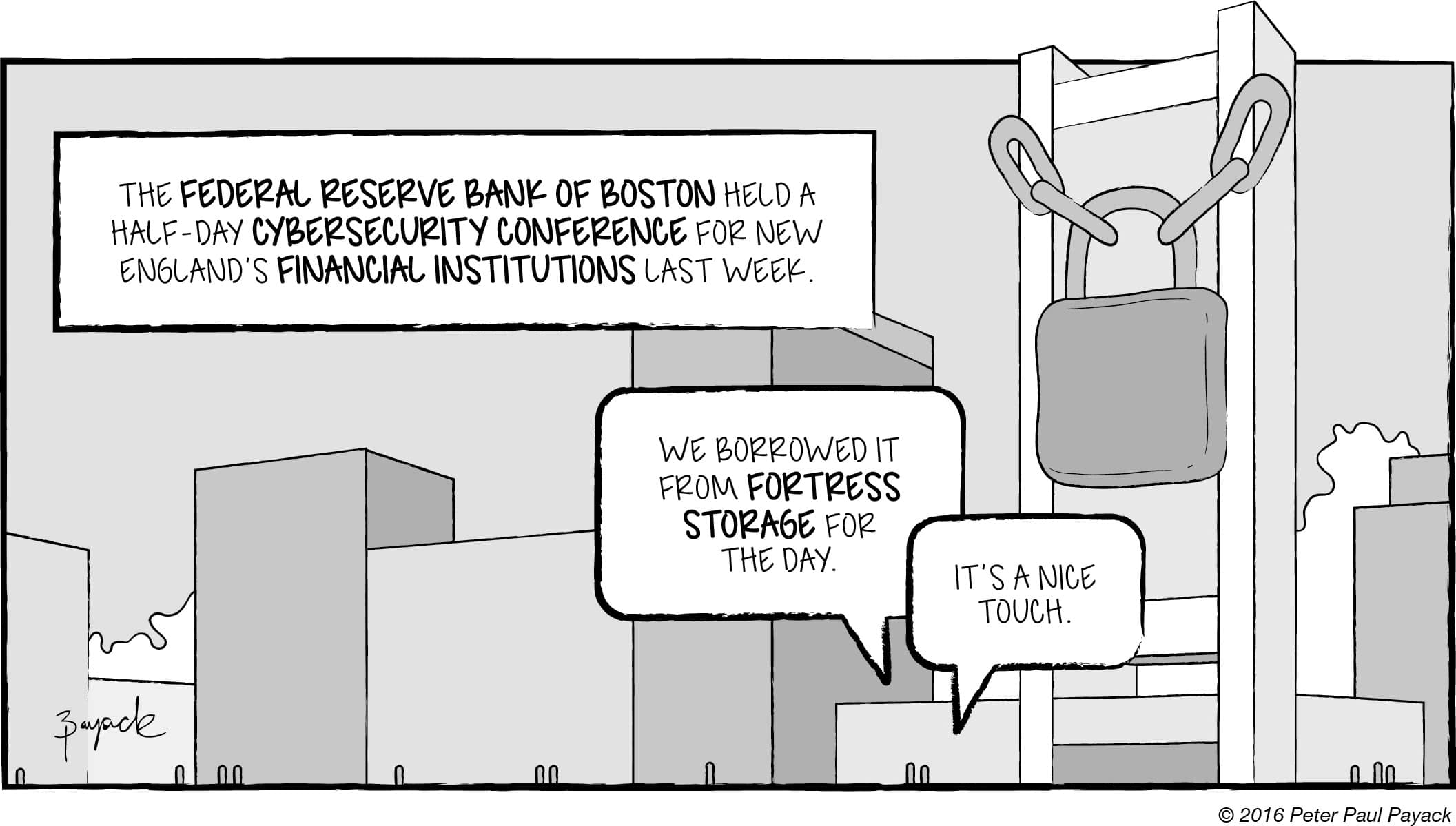 Editorial Cartoon - Banker & Tradesman