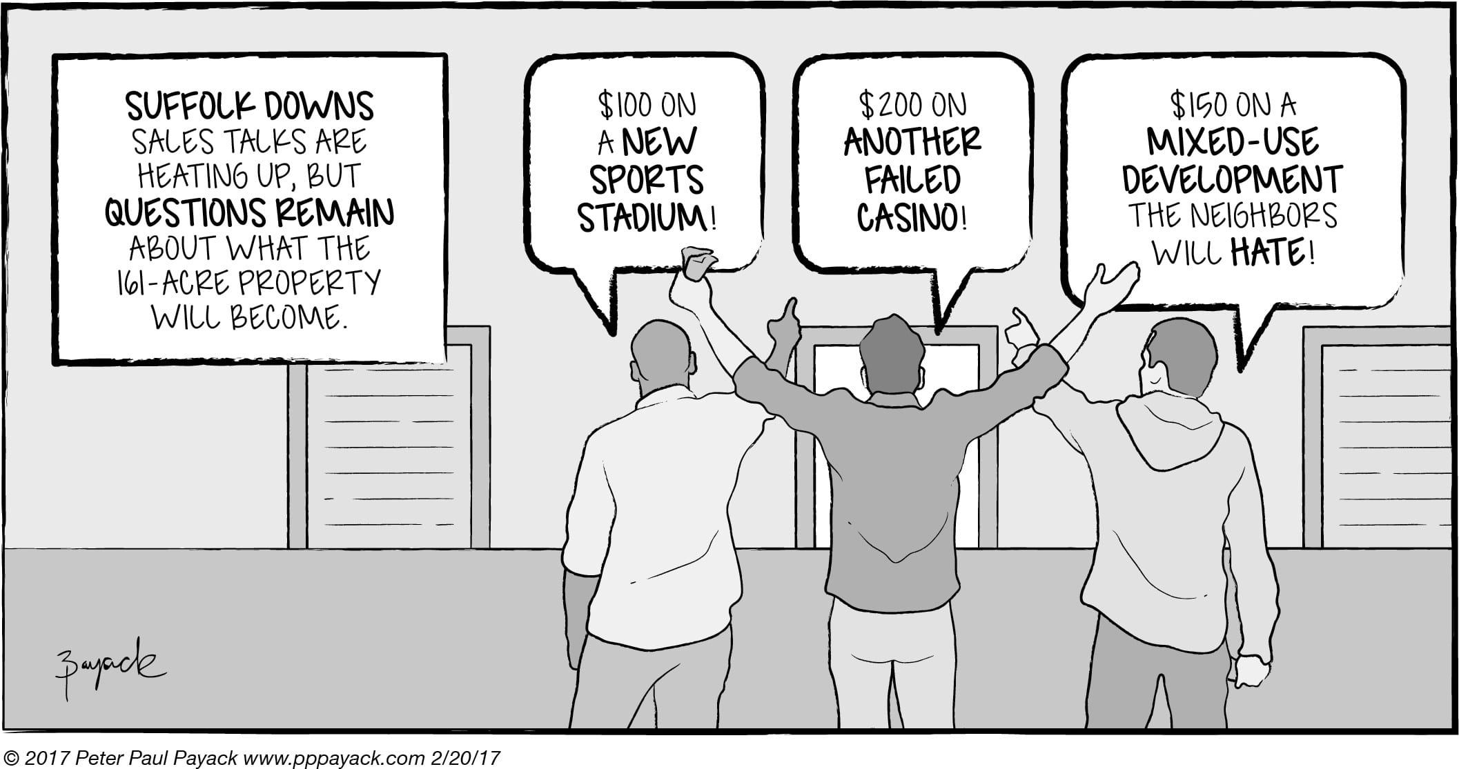 Editorial Cartoon - Banker & Tradesman