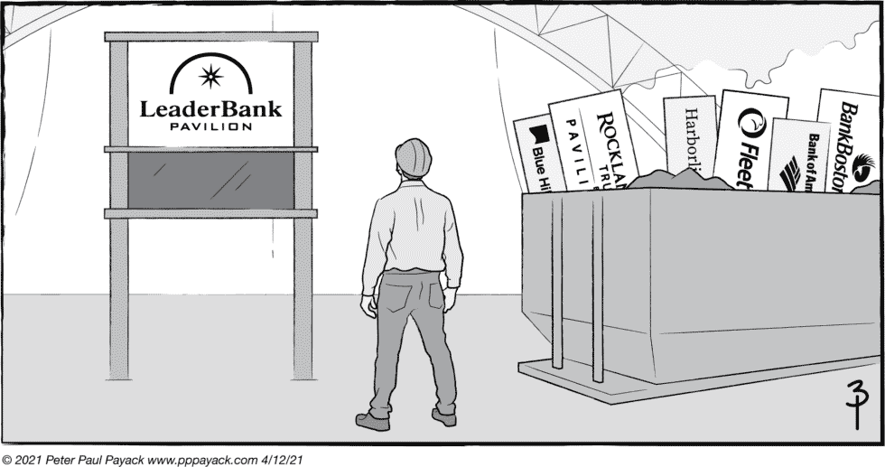 Banker & Tradesman's Editorial Cartoon: A New Stage for Leader Bank ...