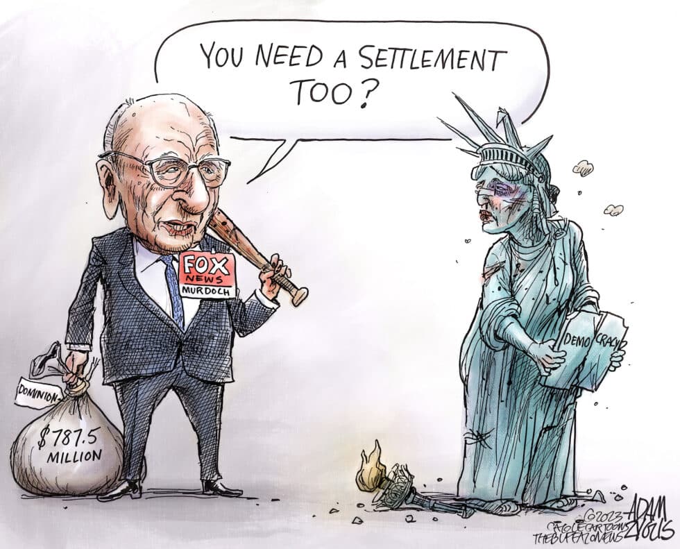 Banker & Tradesman's Editorial Cartoon: Rupert Makes Some Payoffs ...